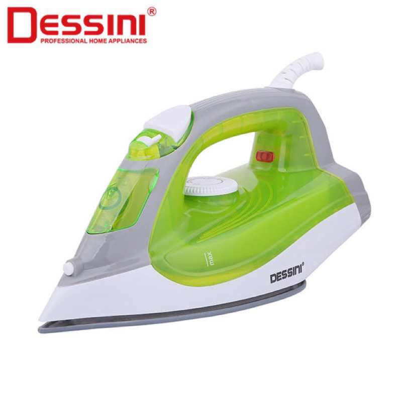 DESSINI ITALY Electric Ceramic Soleplate Garment Steam Iron Sprayer ...