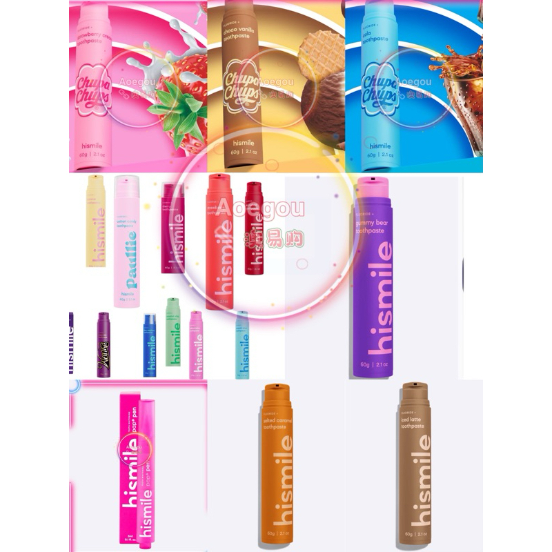 HiSmile Toothpaste Watermelon 60g/Mango Sorbet A2/mint/coconut/peach ...