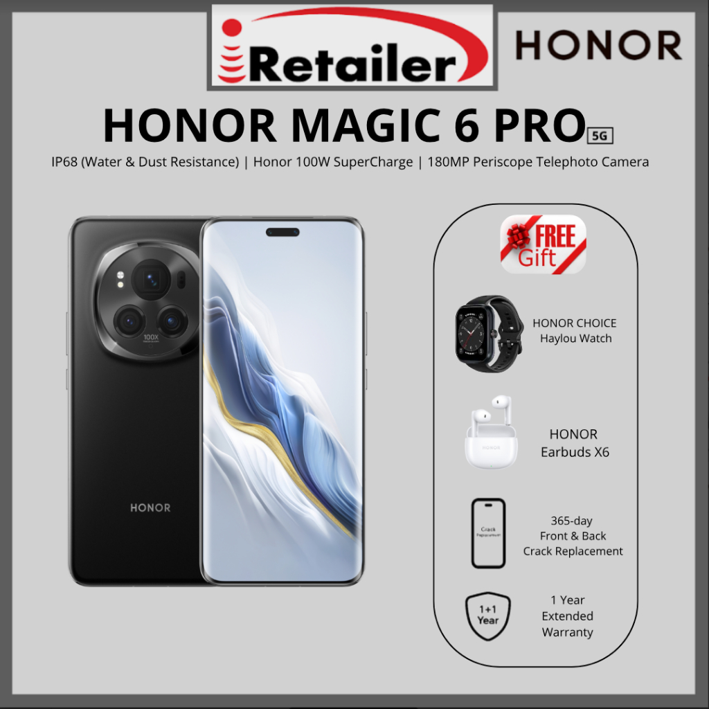 Honor Magic 6 Pro 5G | PORSCHE DESIGN | HONOR Magic6 RSR - 100% Original Warranty Honor Malaysia ...