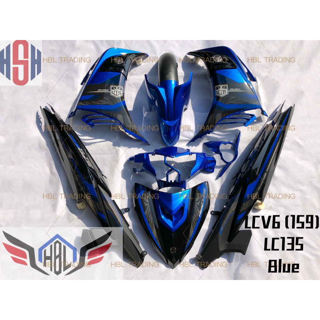 YAMAHA LC135 V6 V7 Body Cover Parts Set Monster Exciter INDO Thai ...