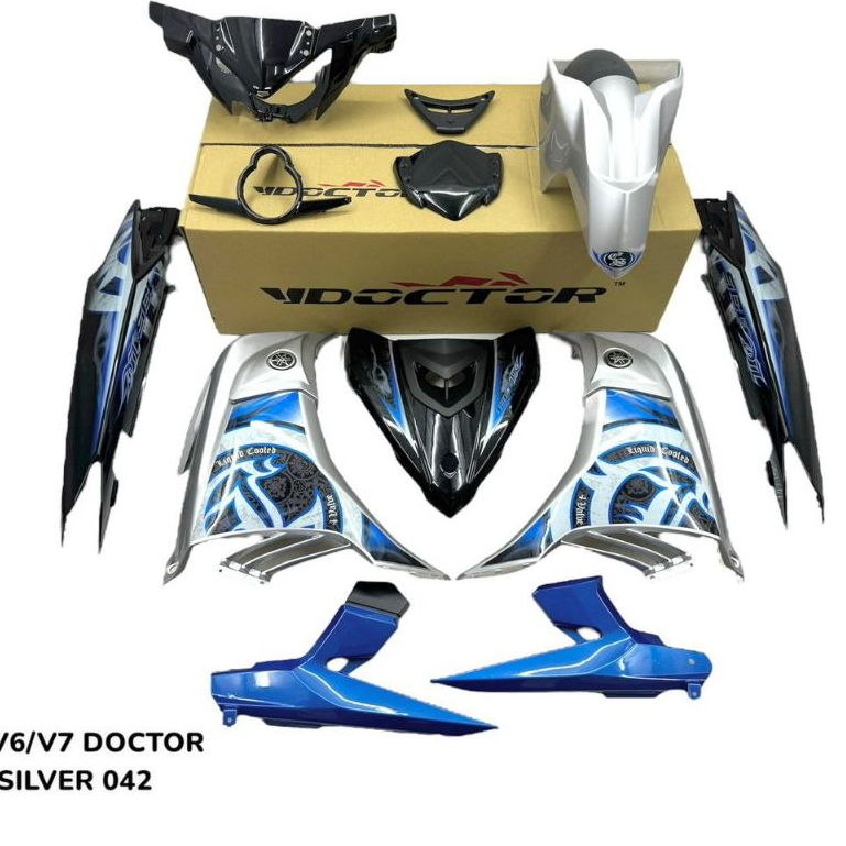 LC135 V4/V5/V6/V7 COVER SET BRAND NEW ( DOCTOR ) STICKER TANAM# | Shopee Malaysia