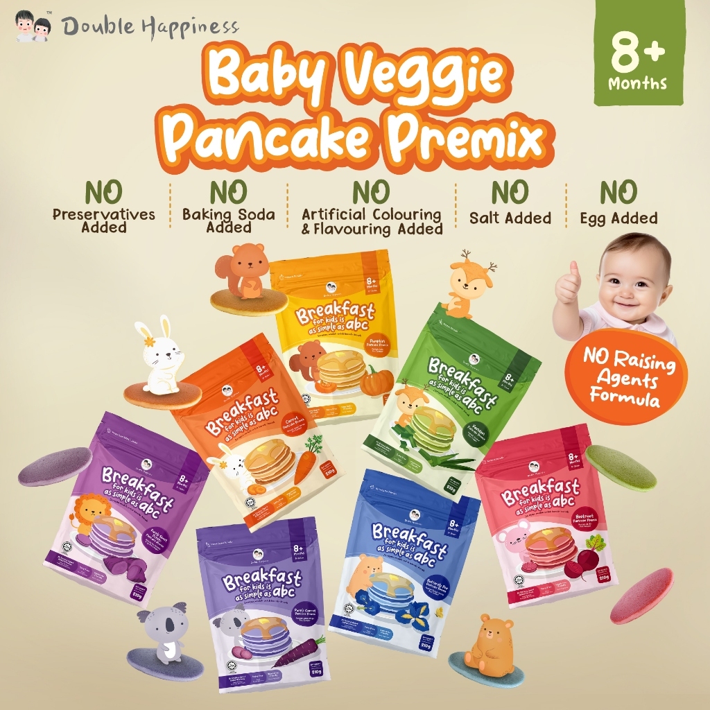 Tepung pancake Baby Doueble Happiness Premix baby food makanan baby ...