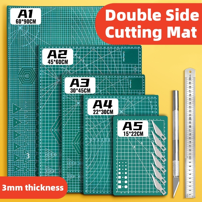MCC Cutting Mat PVC Cut Pad Patchwork A1 A2 A3 A4 Tool Manual Double-sided Self-healing Board ...