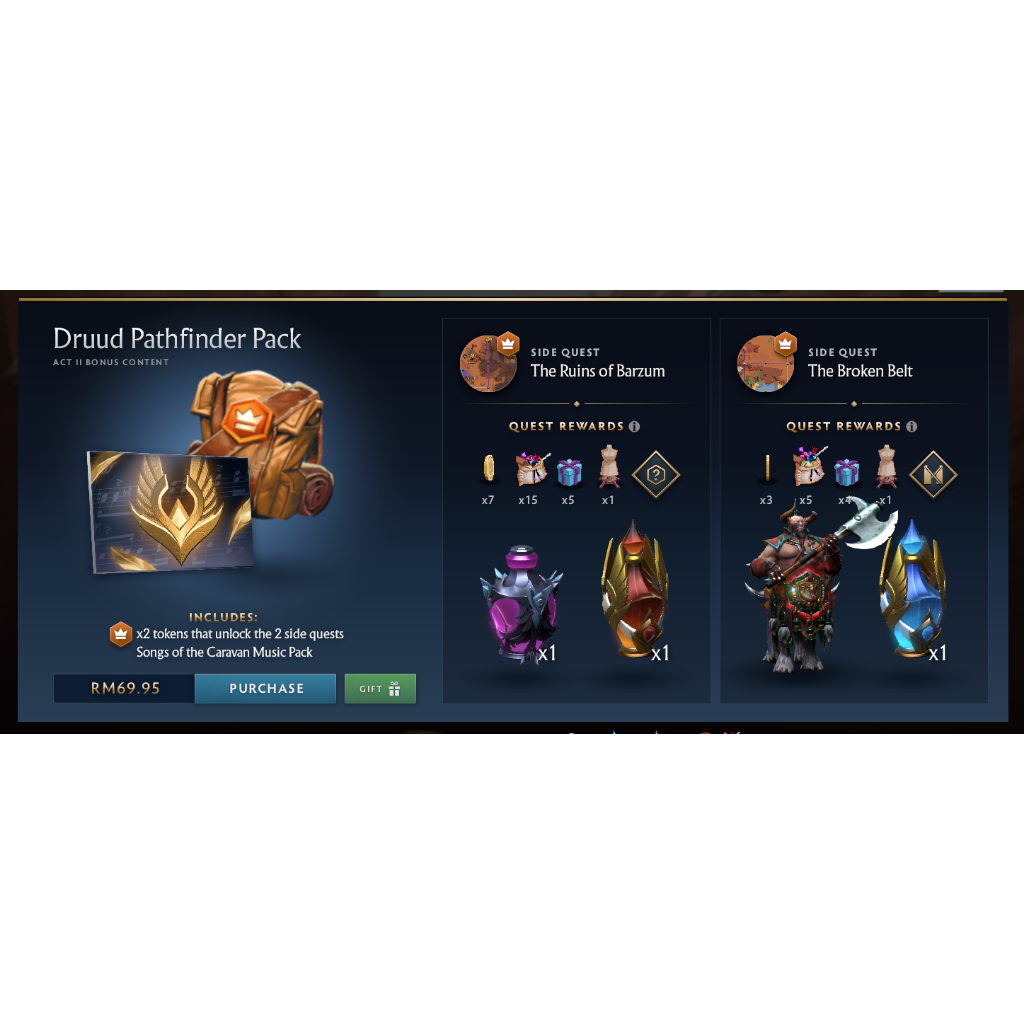 Dota 2 Crownfall Pathfinder Pack Midgate Druud Icewrack Skywrath [Need friend 30 days] [Side ...