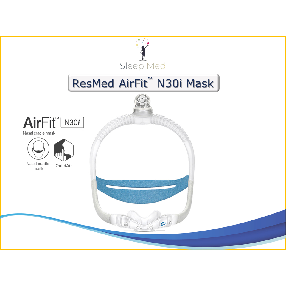 ResMed AirFit™ N30i Nasal Mask CPAP APAP BiPAP Mask Standard Pack l 1 unit | Shopee Malaysia