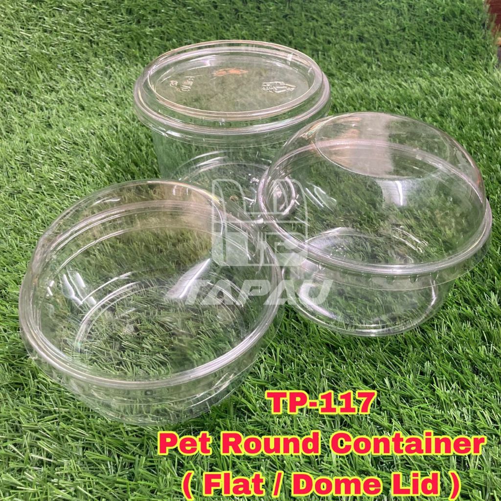 TAPAU - TP 117 (50sets±) 8/12/16 oz PET Round Disposable Plastic Food ...