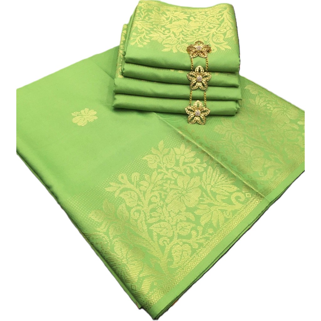 * #BR9A01 * SONGKET BUNGA RAYA SINGLE SIDE BORDER* 9' INCH - 100% TENUN ...