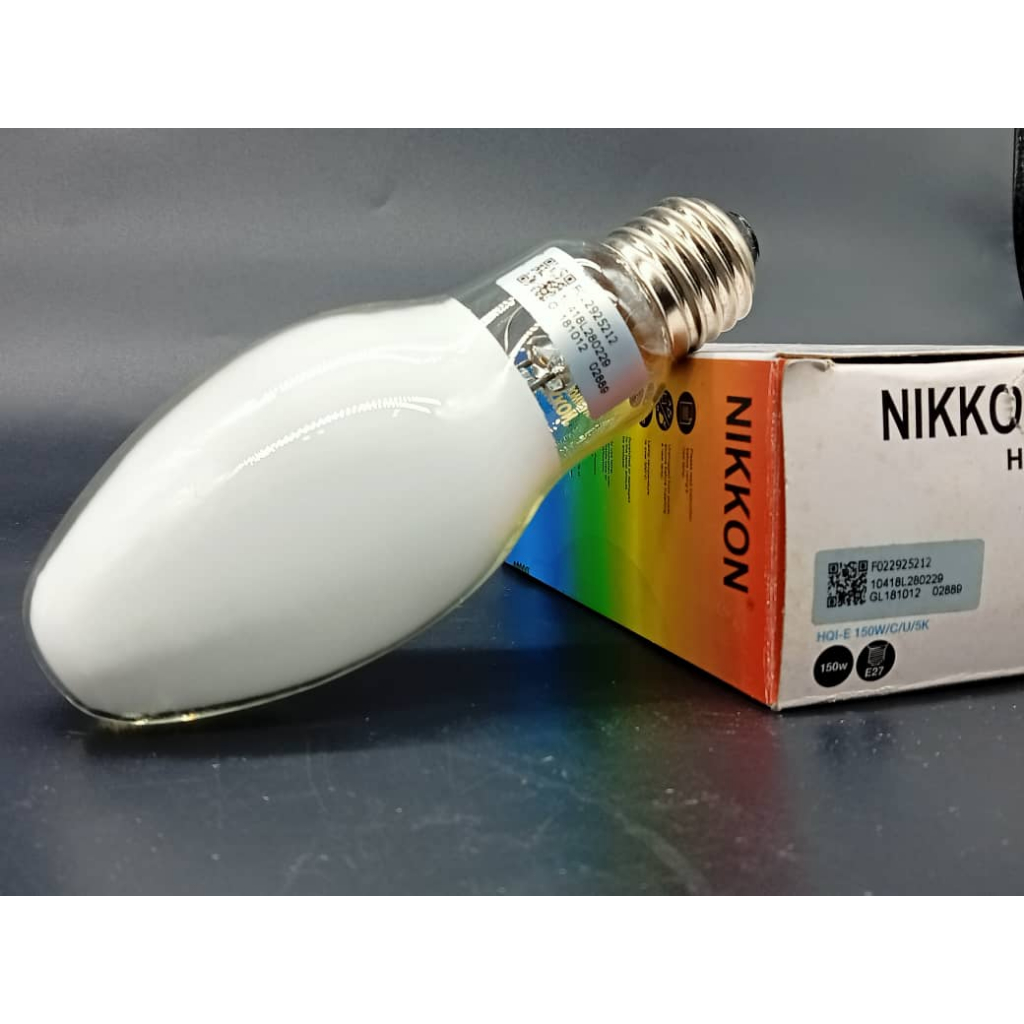 NIKKON 150W HID METAL HALIDE BULB #HQI-E 150W/C/U/5K #STOCK CLEARANCE # ...