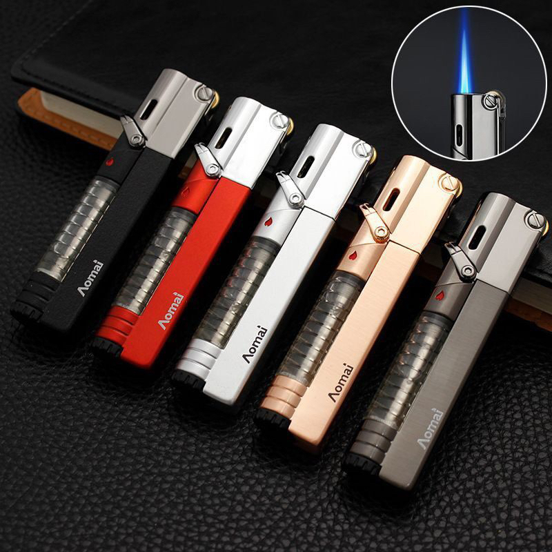 Aomai AM 7108 Single Jet Flame Torch Lighter/use flint stone can change ...