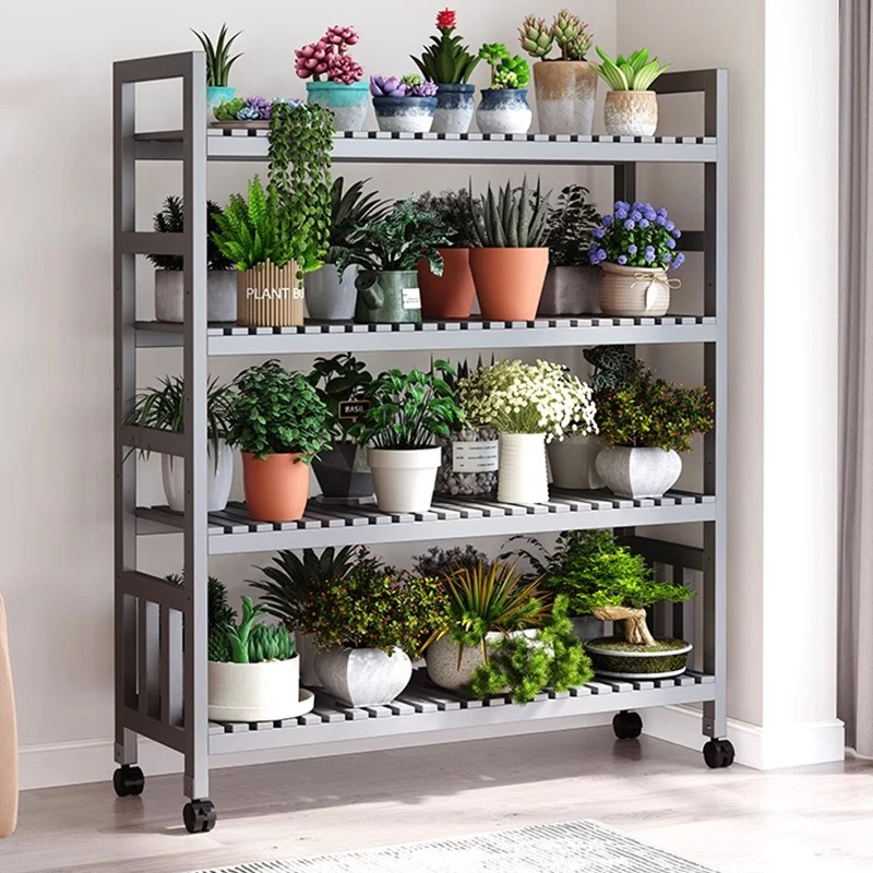 Luxury Plant Shelves Corner Adjustable Display Living Room Plant Stand ...