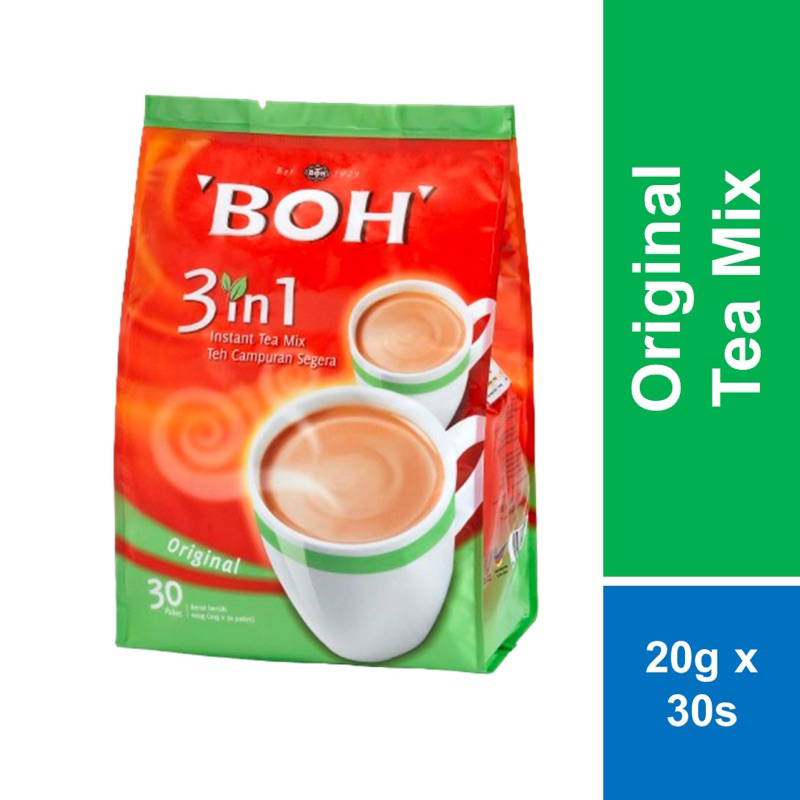 BOH Original 3 in 1 Instant Tea Mix (30 x 20g) | Shopee Malaysia