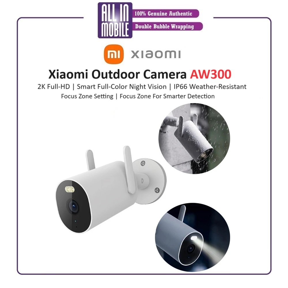 Xiaomi Outdoor Camera AW300 (2K Full-HD | Smart Full-Color Night Vision ...