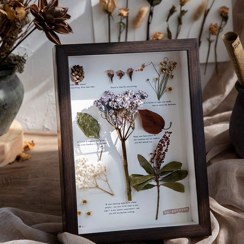Flower Frame Depth Hollow Frame Bouquet 3D DIY Photo Frame Flower ...