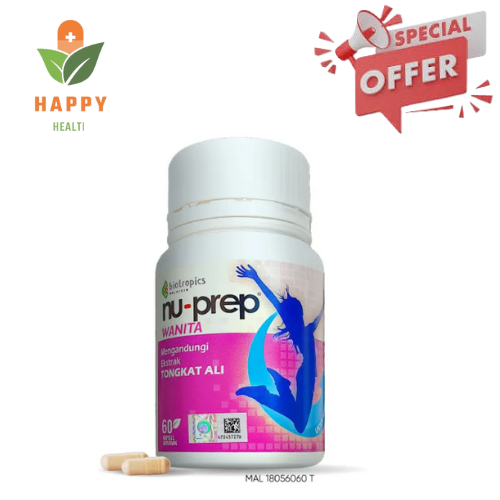 BIOTROPICS NU-PREP WANITA CAPSULE 60'S | Shopee Malaysia
