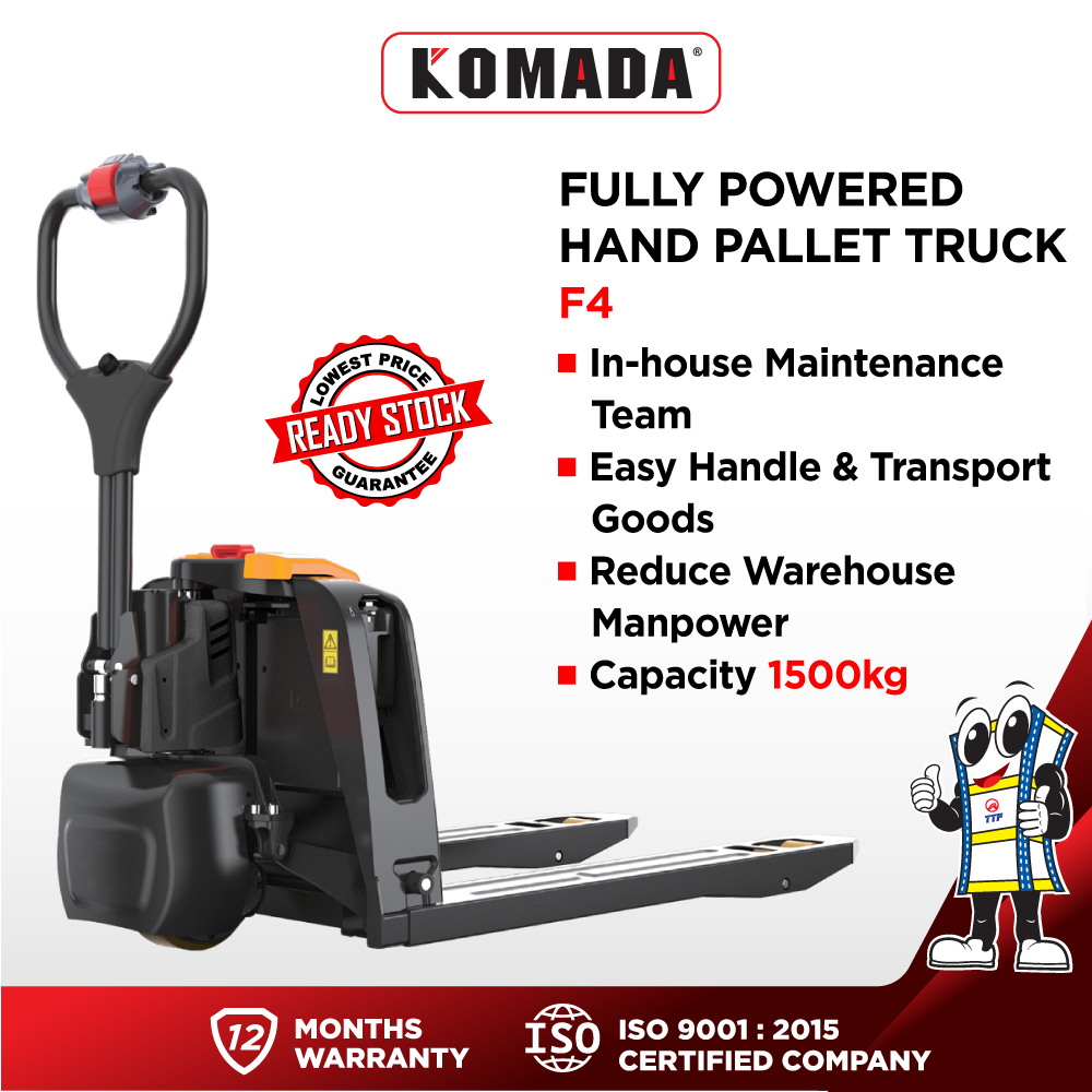 READY STOCK SALE 1.5/2 Ton Komada Fully Powered Hand Pallet Truck F4 ...