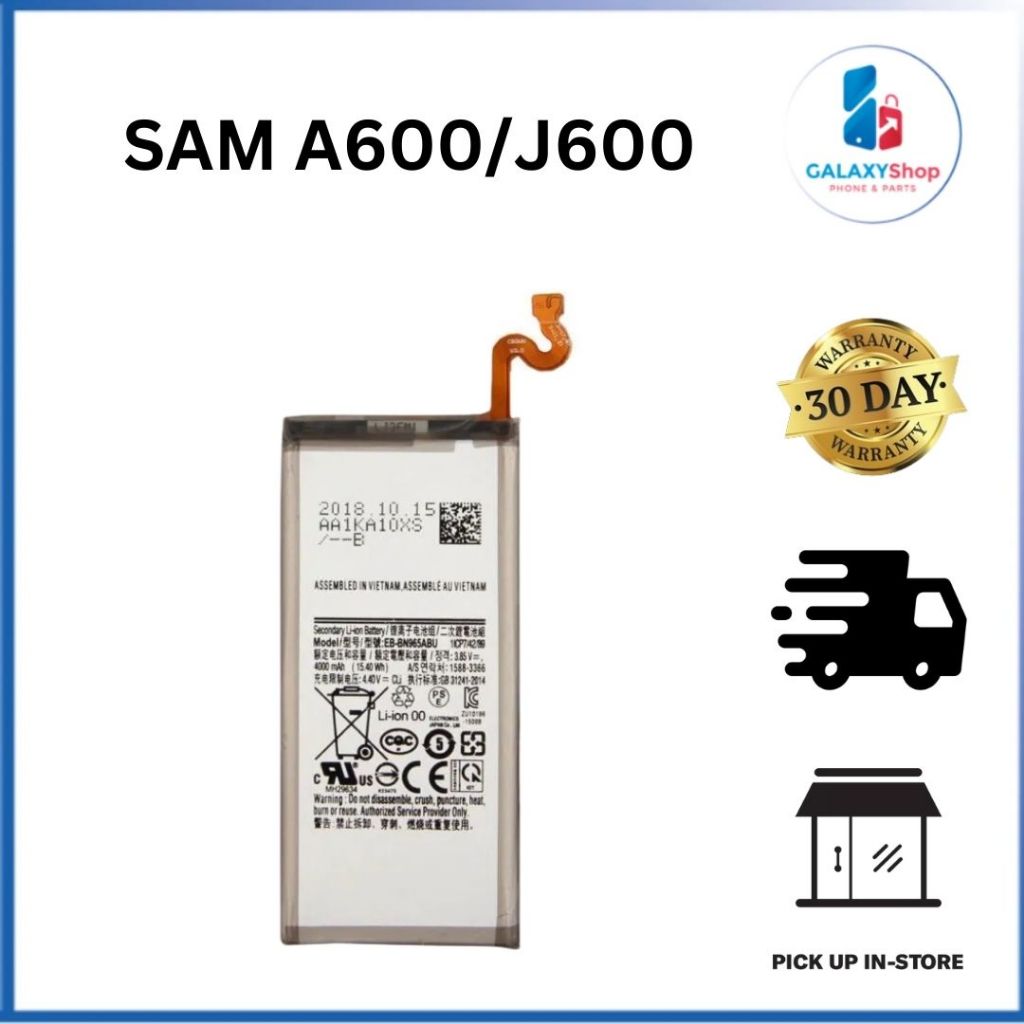 [galaxy] Samsung Galaxy A6'18 / J6'18 Battery Replacement Part | Shopee ...