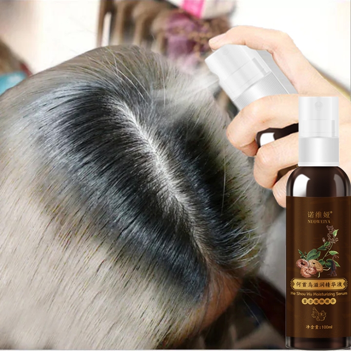 Polygonum Multiflorum Black Hair Serum Black Hair Growth Spray 100ml ...