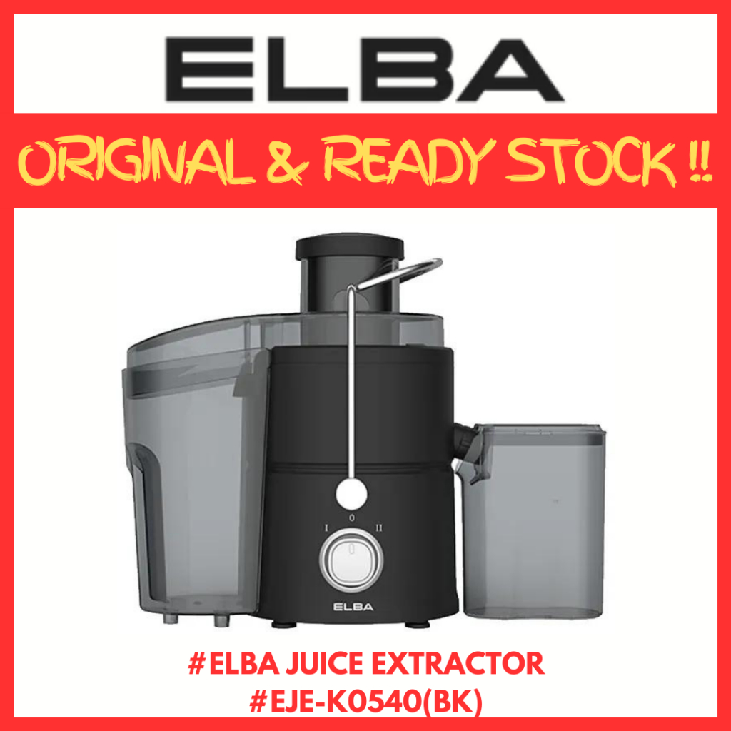 ELBA JUICER JUICE EXTRACTOR EJE-K0540(BK) 400W 500ML, MESIN BUAH JUICE ...