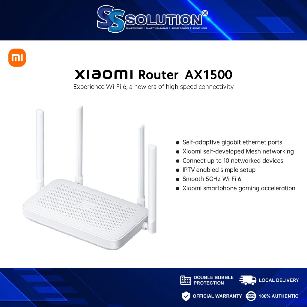 Xiaomi Router AX1500 I Experience Wi-Fi 6 I High-speed Connectivity ...