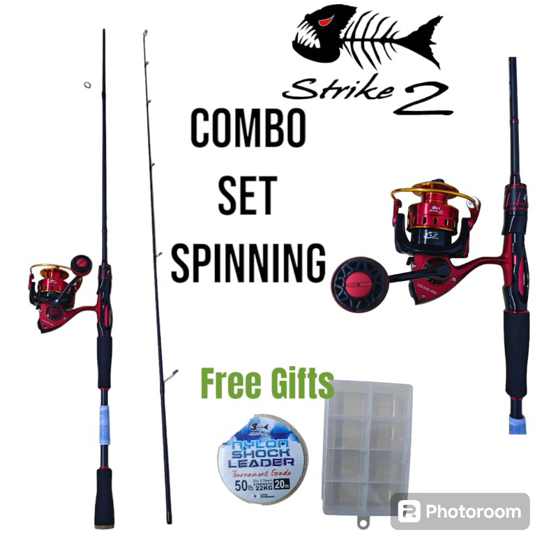 Strike 2 Set COMBO Spinning STFS-S-001 RED SCORPION | Shopee Malaysia