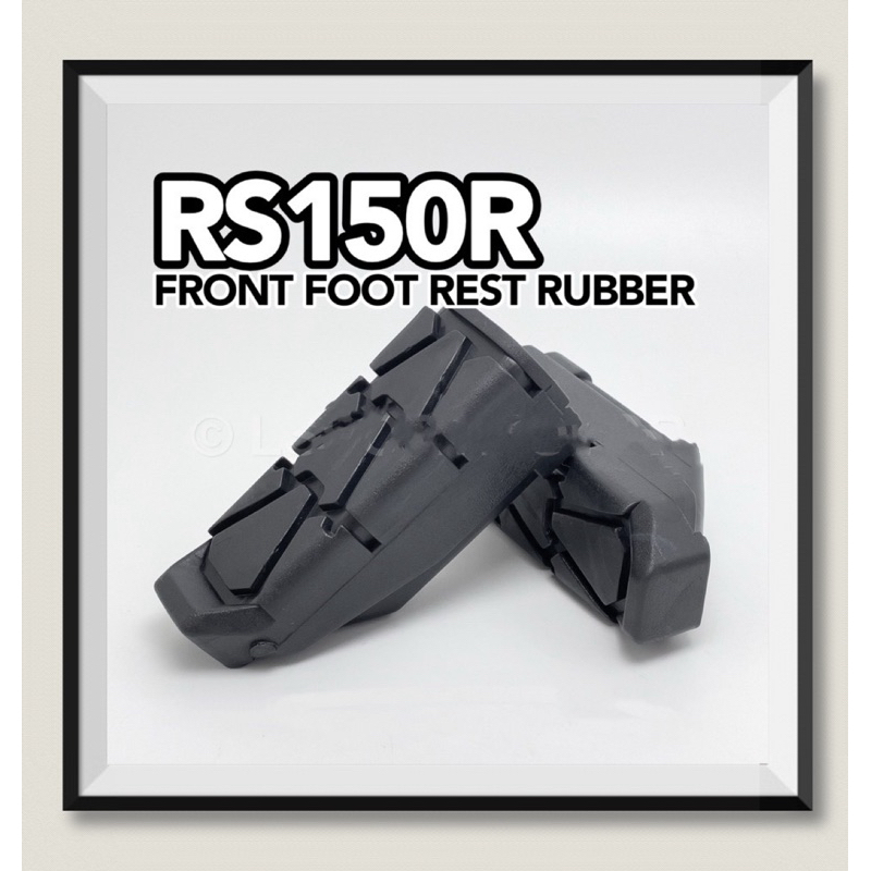 HONDA RS150R FRONT FOOT REST RUBBER (R/L) FOOTREST KAKI RUBBER DEPAN RS ...