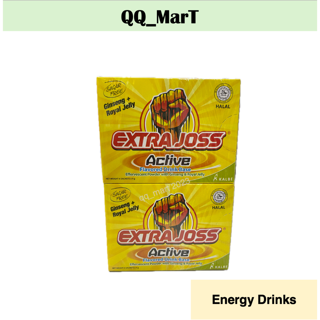 Extra Joss Active / Original 10 Boxes x 6 Sachet @ 4g | Shopee Malaysia
