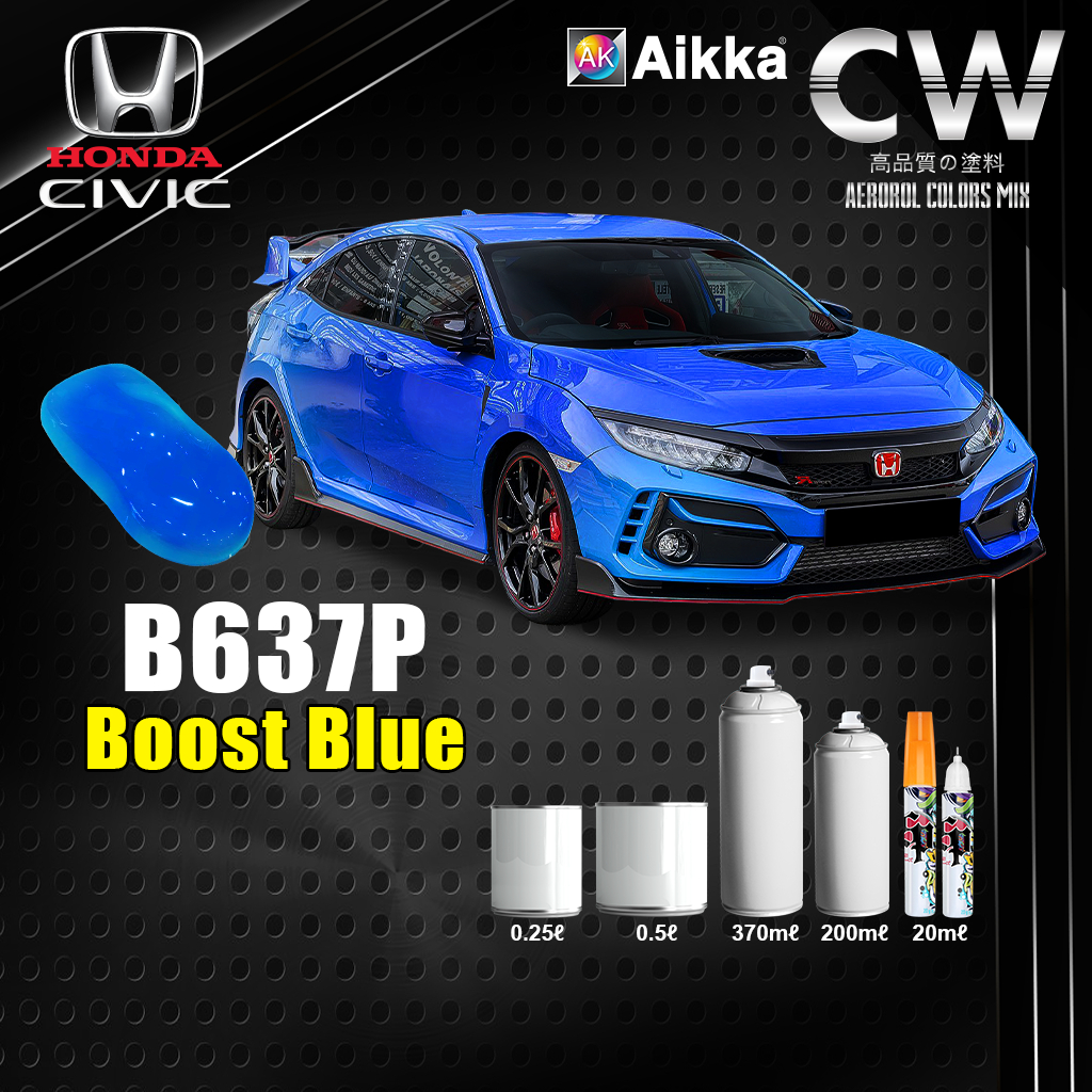 2K Paint 【 AIKKA B637P Boost Blue 】 SUPREME CRYSTALIZED Color Honda ...