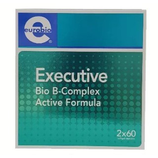Eurobio Executive Bio-B Complex Active Formula (60's / 2x60's) [EXP: 10 ...