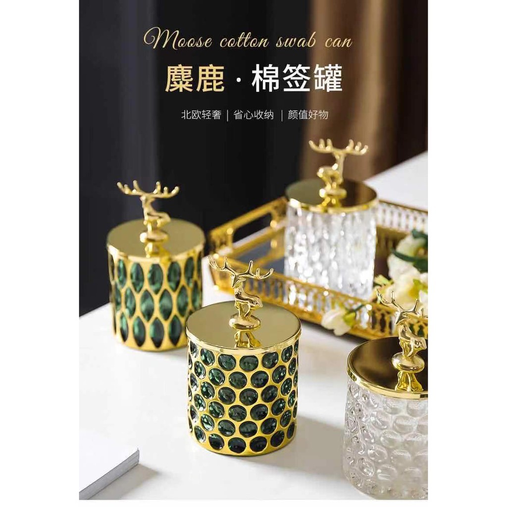 [Chin Mad] Luxury Toothpick Holder / Ins Style Storage Box (Glass Made ...