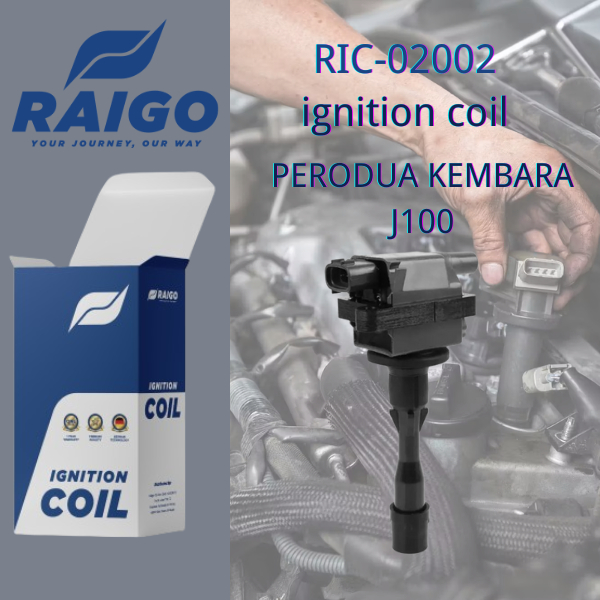 (RAIGO) RIC-02002 - PERODUA KEMBARA J100 ignition coil (19500-87101 ...