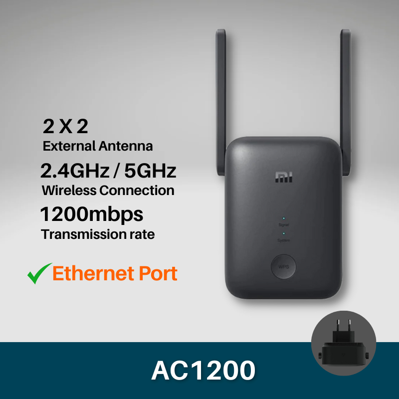 【Global】Xiaomi Mi WiFi Range Extender AC1200 5G / Pro Version R03 N300 ...