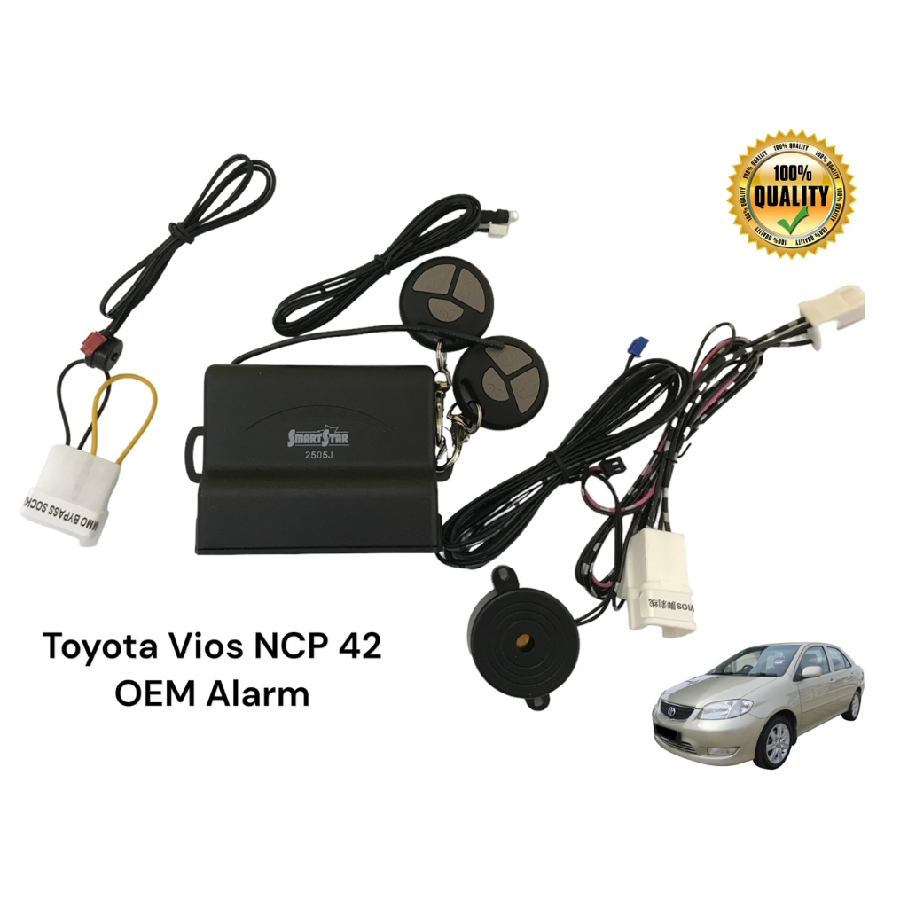 Toyota Vios NCP 42 Plug & Play Car Alarm | Shopee Malaysia