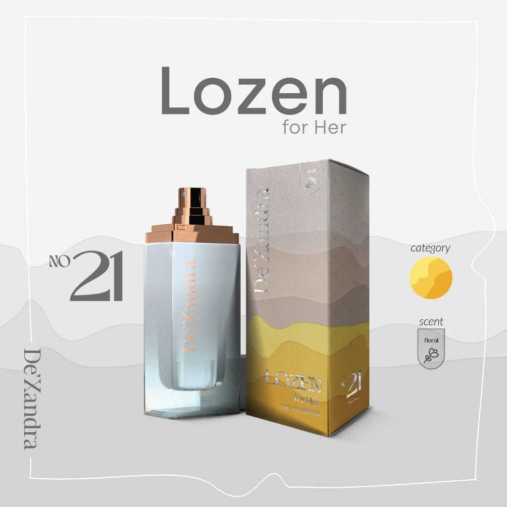 🎁 FREE TESTER + DEXANDRA _ LOZEN PERFUME_35ML_💯% ORIGINAL WITH BARCODE ...