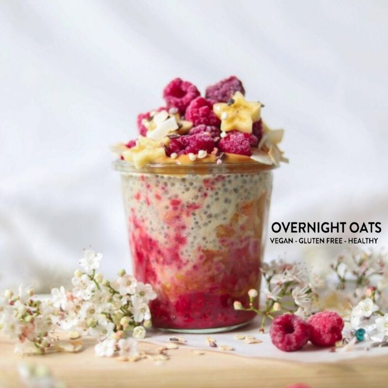 HEALTHY DRY OVERNIGHT OAT PREMIX PREMIUM MIX FLAVOR | Shopee Malaysia