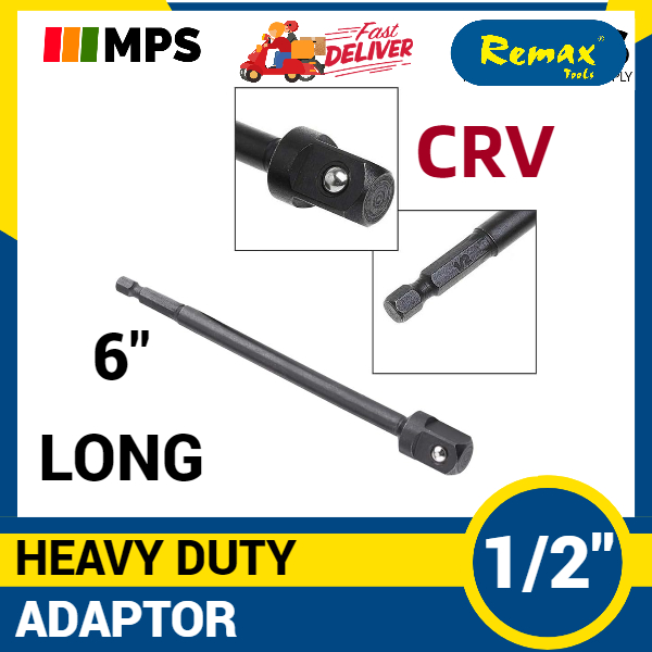 Remax 6 inch Impact Socket Adapter Extension Bit With Holder 1/2" Drive ...