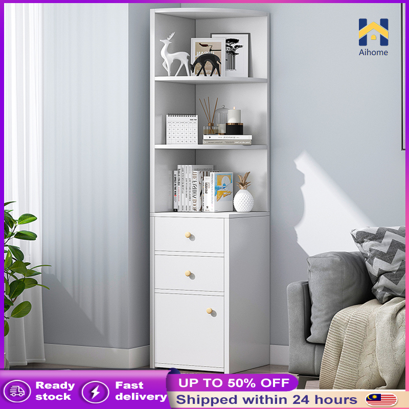 AH Corner storage rack floor to ceiling corner cabinet storage rack ...