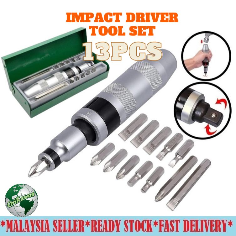 Heavy Duty Portable Impact Driver 7 PCS /13 PCS Screw Driver Tools Set ...