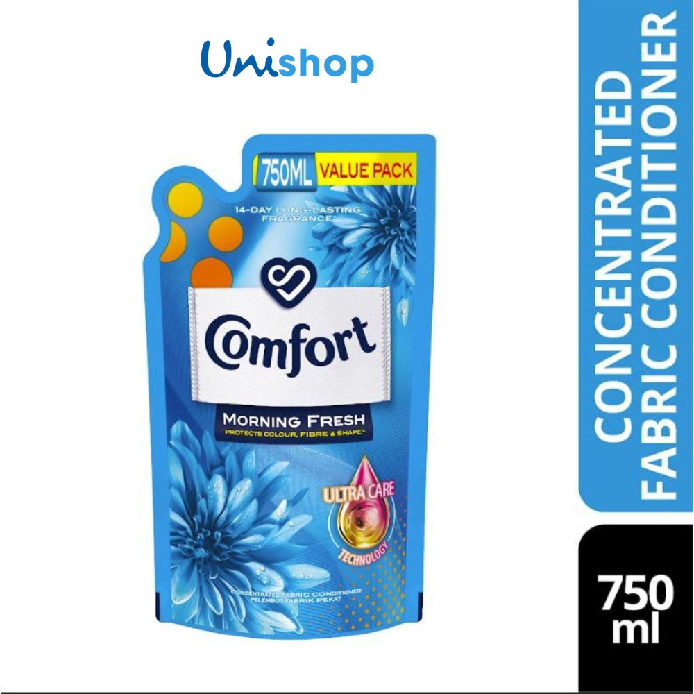 Comfort Concentrate Fabric Softener Morning Fresh Refill Pack 750ml ...
