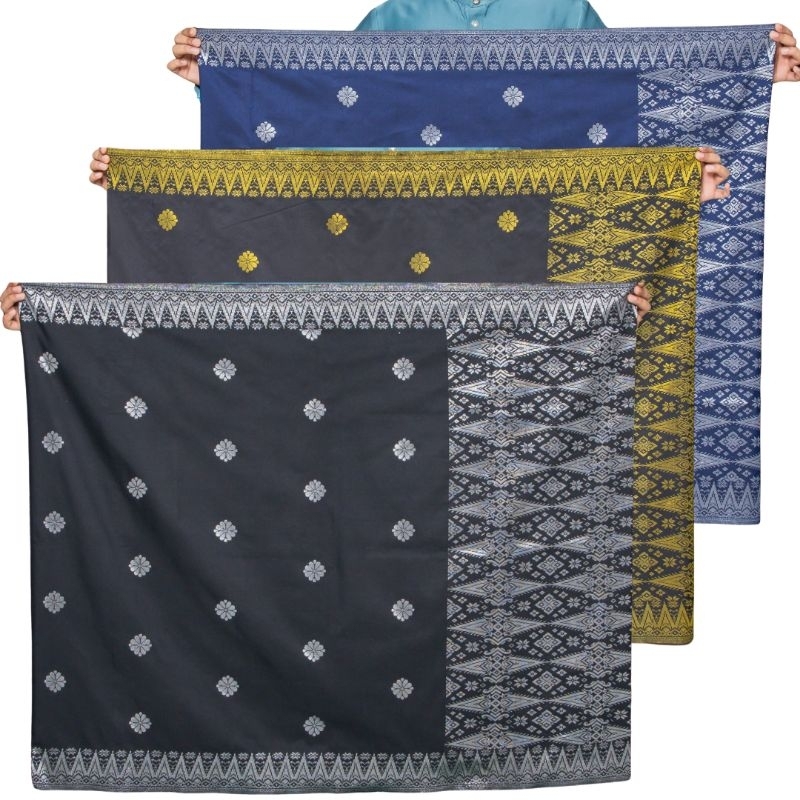 🔥NEW🔥 Sampin BUNGA TABUR (Edisi warna gelap) - Samping hitam sulam Emas ...