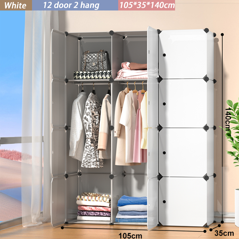 IKEA Clothes Cabinet Wardrobe Organize Storage Wardrobe Stackable ...