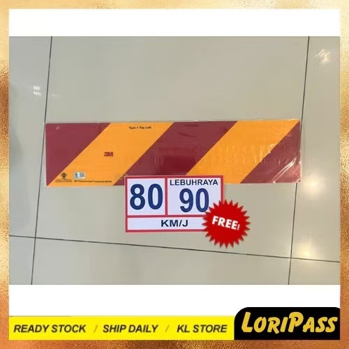 3M diamond grade reflective sticker type 1 600x150mm, sticker lorry ...