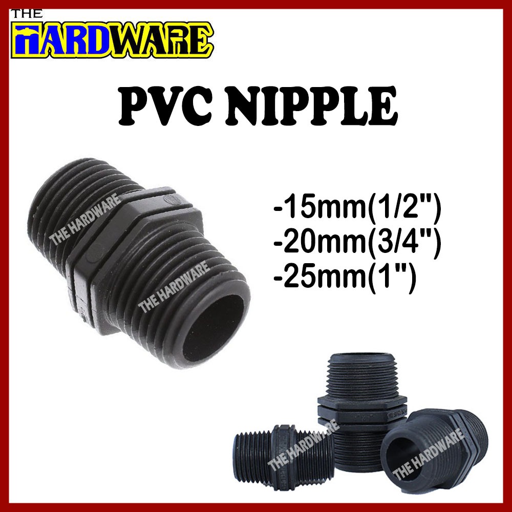 Pvc Nipple/Poly Nipple/Poly pipe fitting nipple /Pvc Plastik Penyambung Nipple-1/2", 3/4", 1 ...