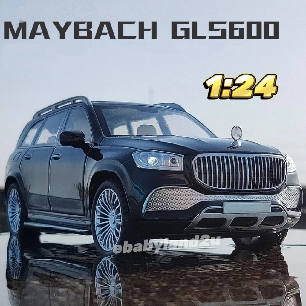 Die Cast 1:24 Maybach GLS600 With Lights And Sound Diecast Vehicle ...