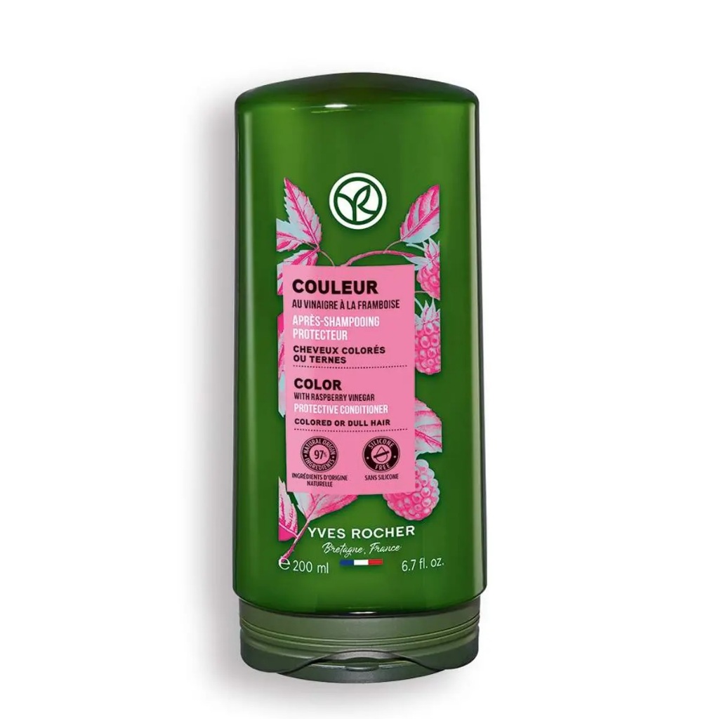 Yves Rocher Raspberry Vinegar Shine Color Conditioner 200ml | Shopee ...