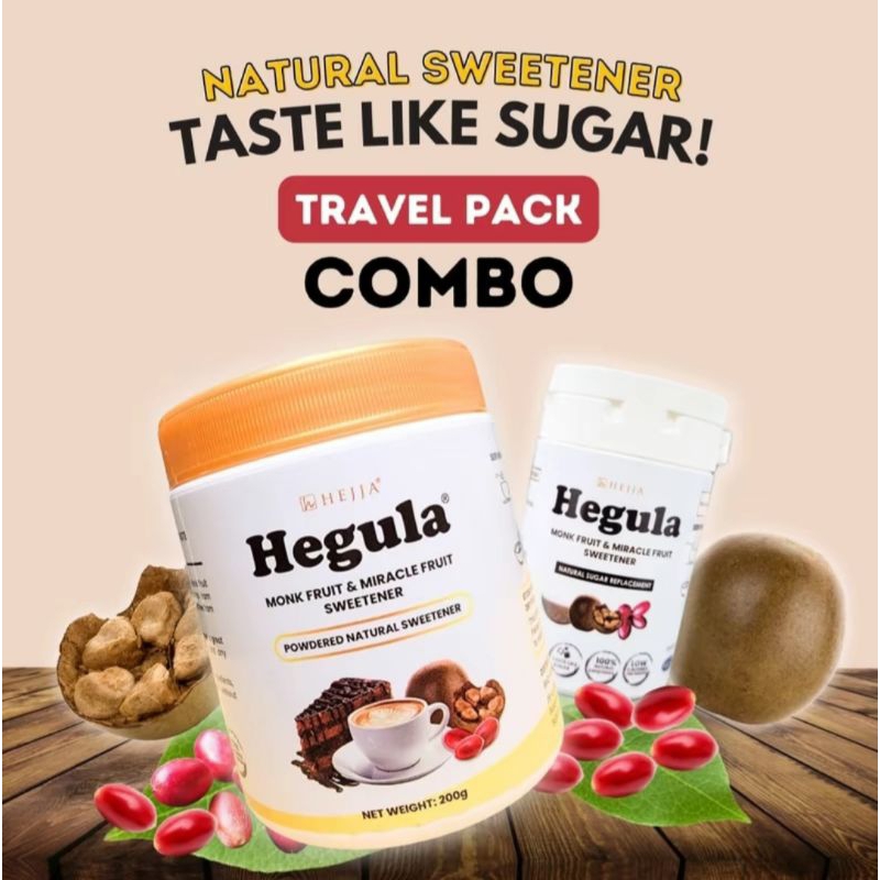 Travel pack combo Hegula Pemanis Semula Jadi Buah Monk, Tanpa Gula ...