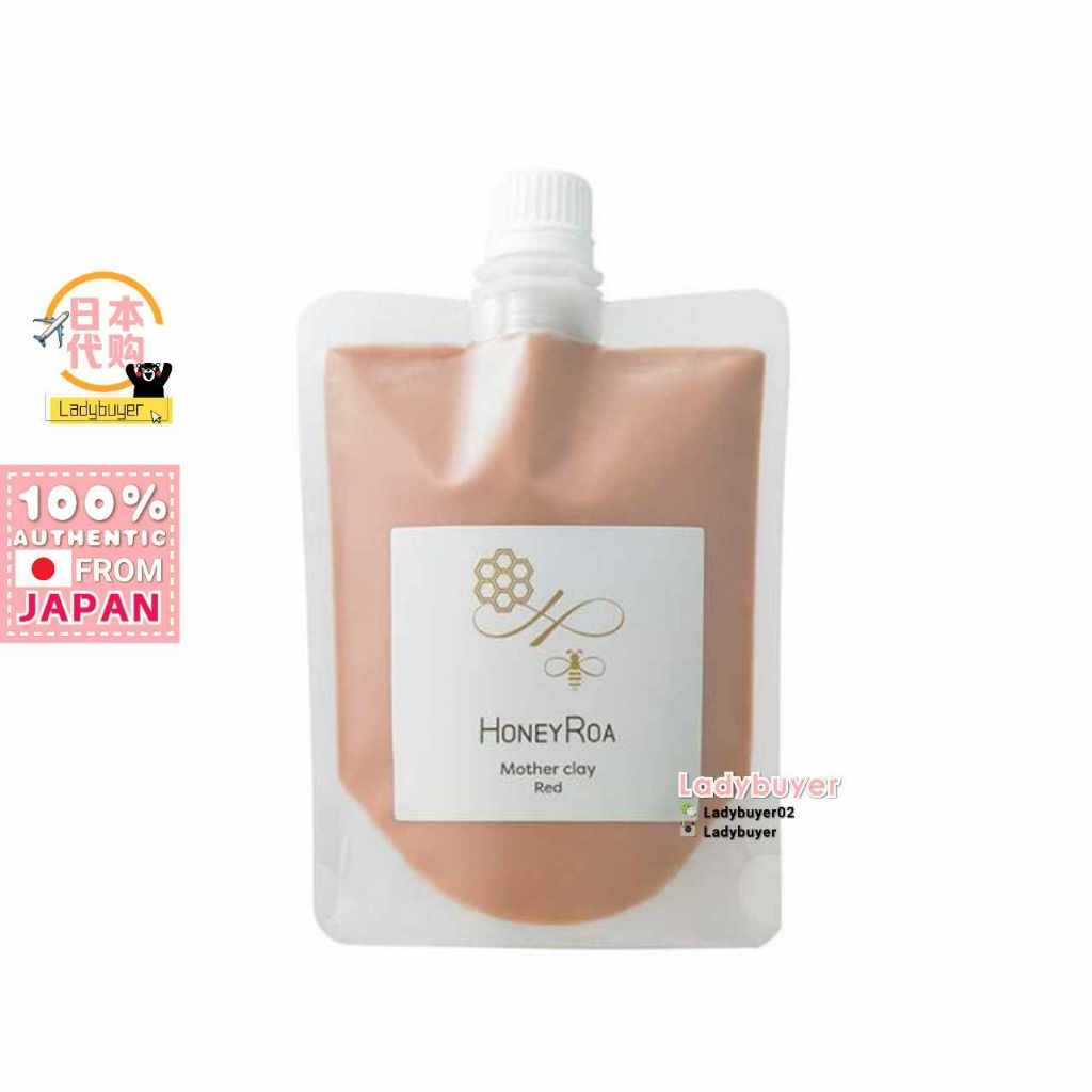 日本 Honey Roa 红色泥膜 Japan Honey Roa Mother Clay Red Facial Mask 200g | Shopee Malaysia