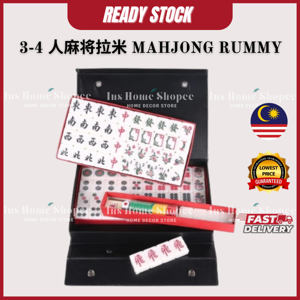 (Inshome) Mahjong/ Rummy/ Lami/ Cinami Malaysia Ready Stock Full Set ...