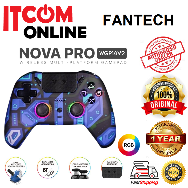 FANTECH NOVA MULTI-PLATFROM VERSION 2 BLUETOOTH DUAL MODE WIRELESS ...