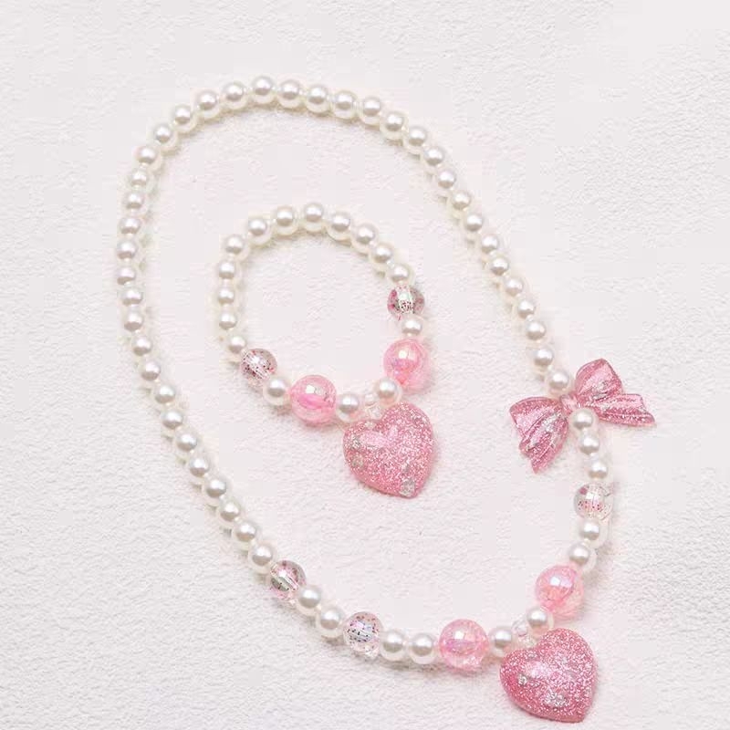 Rantai Manik Moden Mutiara Kids Cute Chain Children Kanak Pearl ...