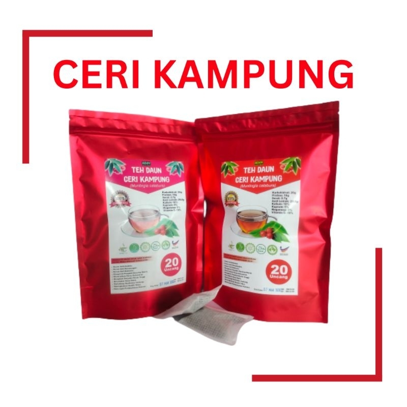 Teh daun Ceri Kampung | Shopee Malaysia